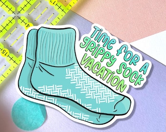 Funny Grippy Socks - Etsy