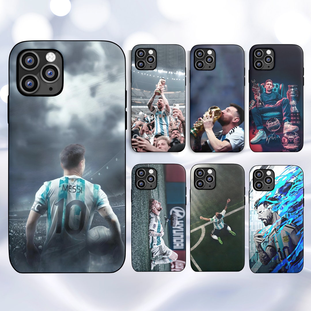 Lionel Messi Winning World Cup Argentina Phone Case for iPhone 15 14 13 ...