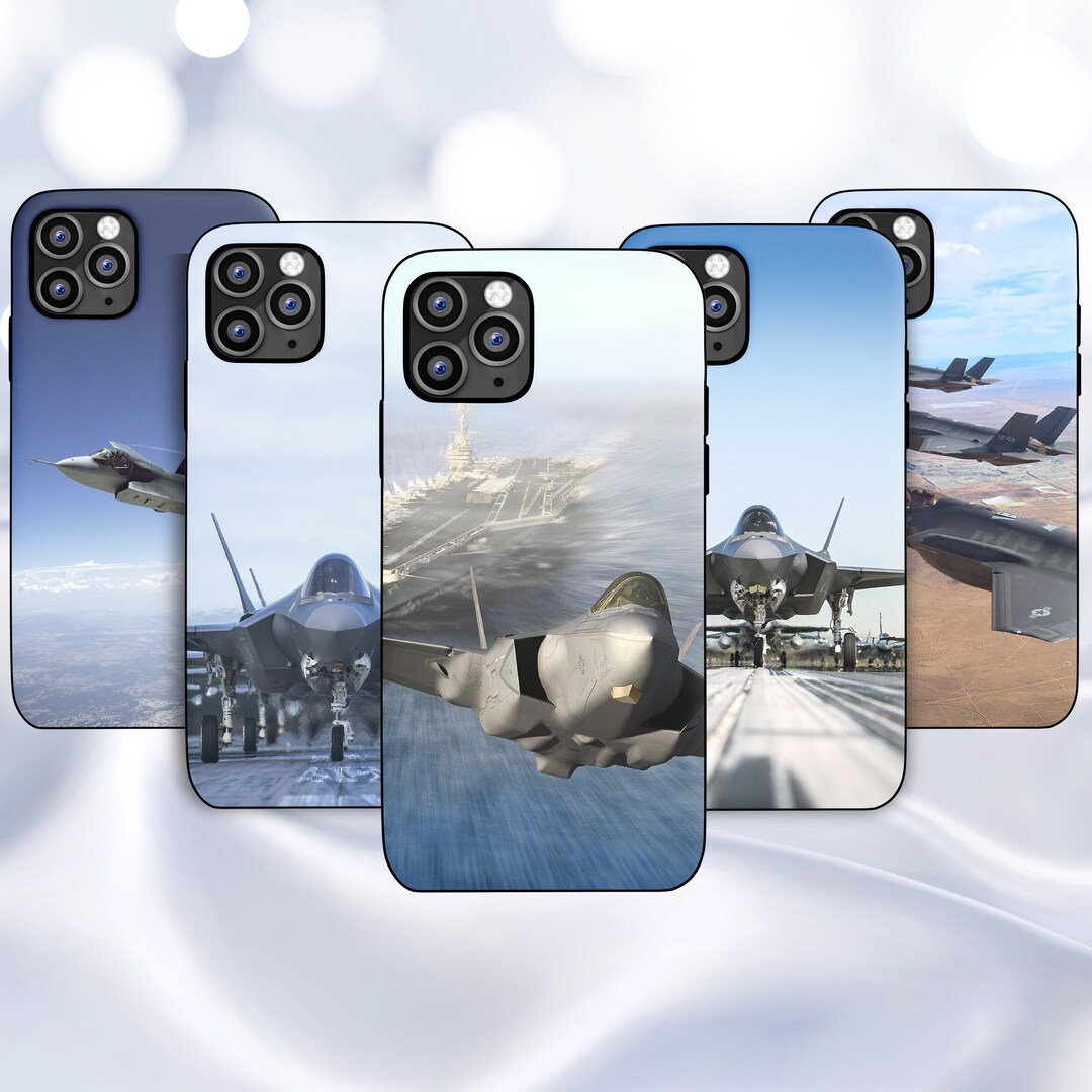 F-35 Lighting Jet Fighter Military Phone Case for iPhone 14 13 12 11 X ...