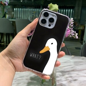Meme Secret Goose Phone Case Fit for iPhone 15 14 13 12 11 XR XS X 8 7 ...