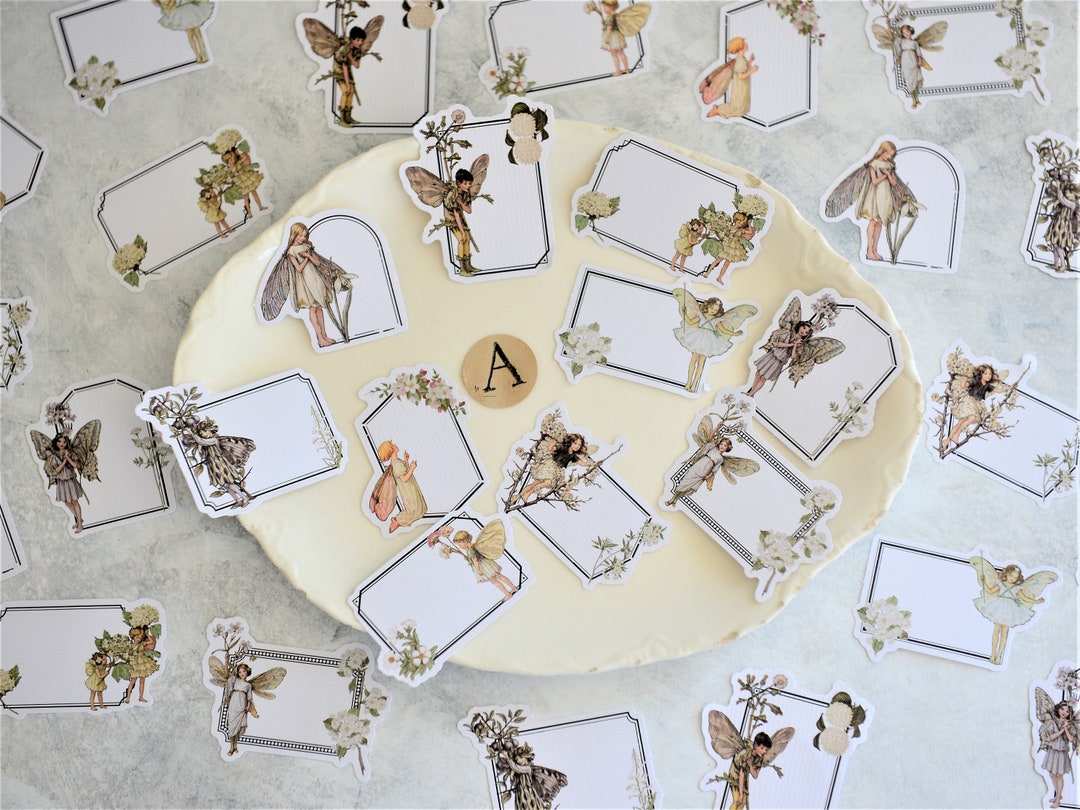 Fairy Label Sticker Box Set for Junk Journals, Scrapbooking, Bullet ...