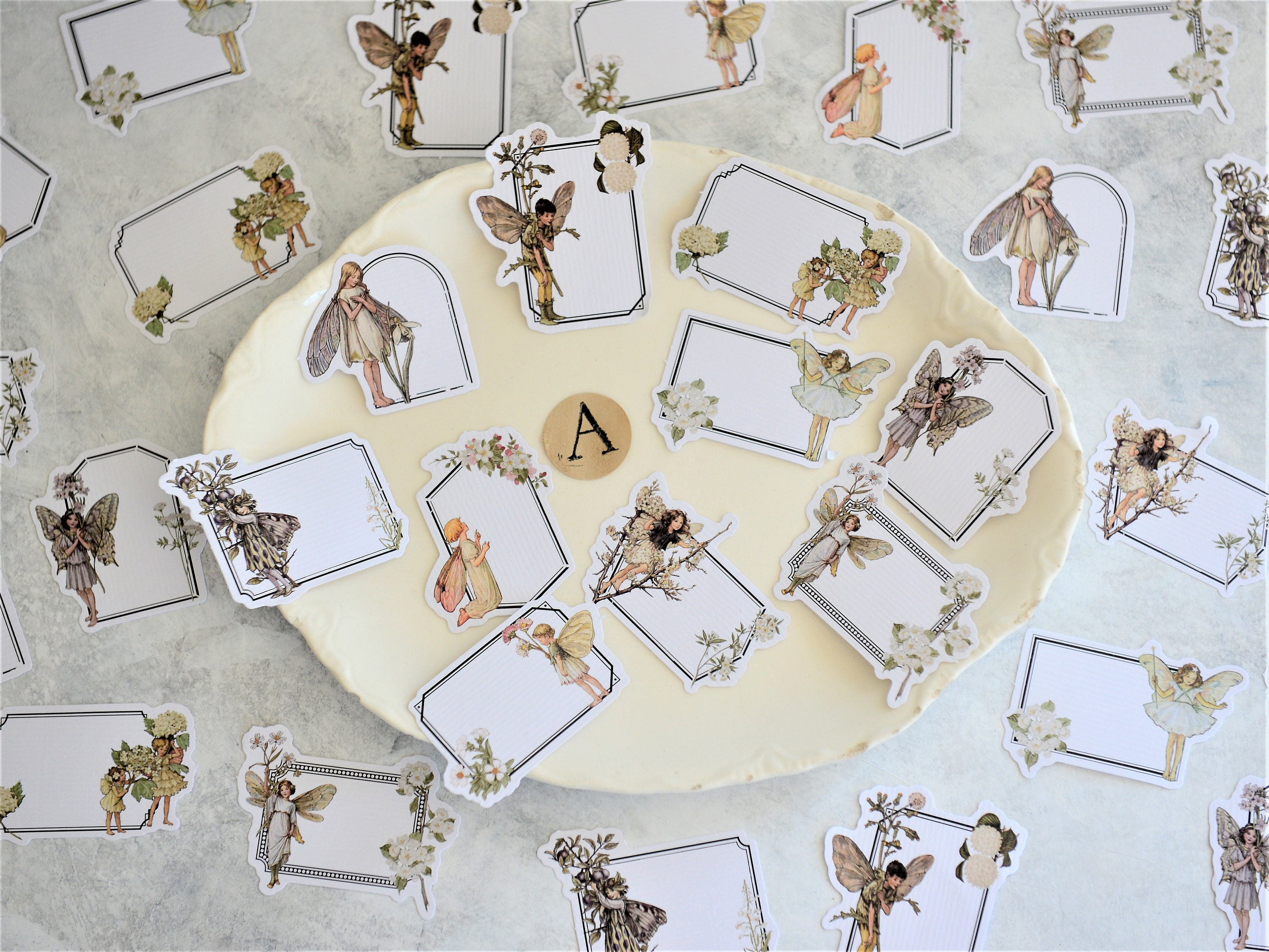 Fairy Label Sticker Box Set for Junk Journals Scrapbooking | Etsy