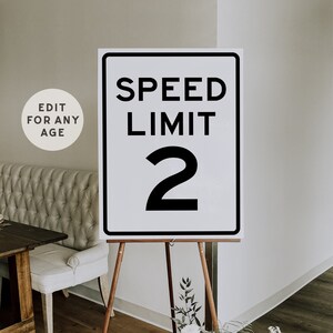 Race Car Birthday Sign Package, Need Four Speed Decor Bundle, Editable ...