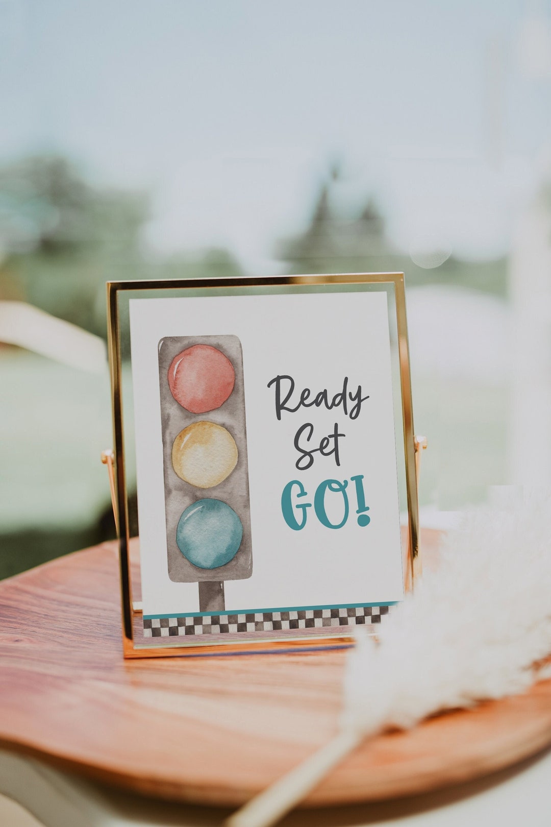 Ready Set Go Race Car Birthday Sign Need Four Speed Decor - Etsy