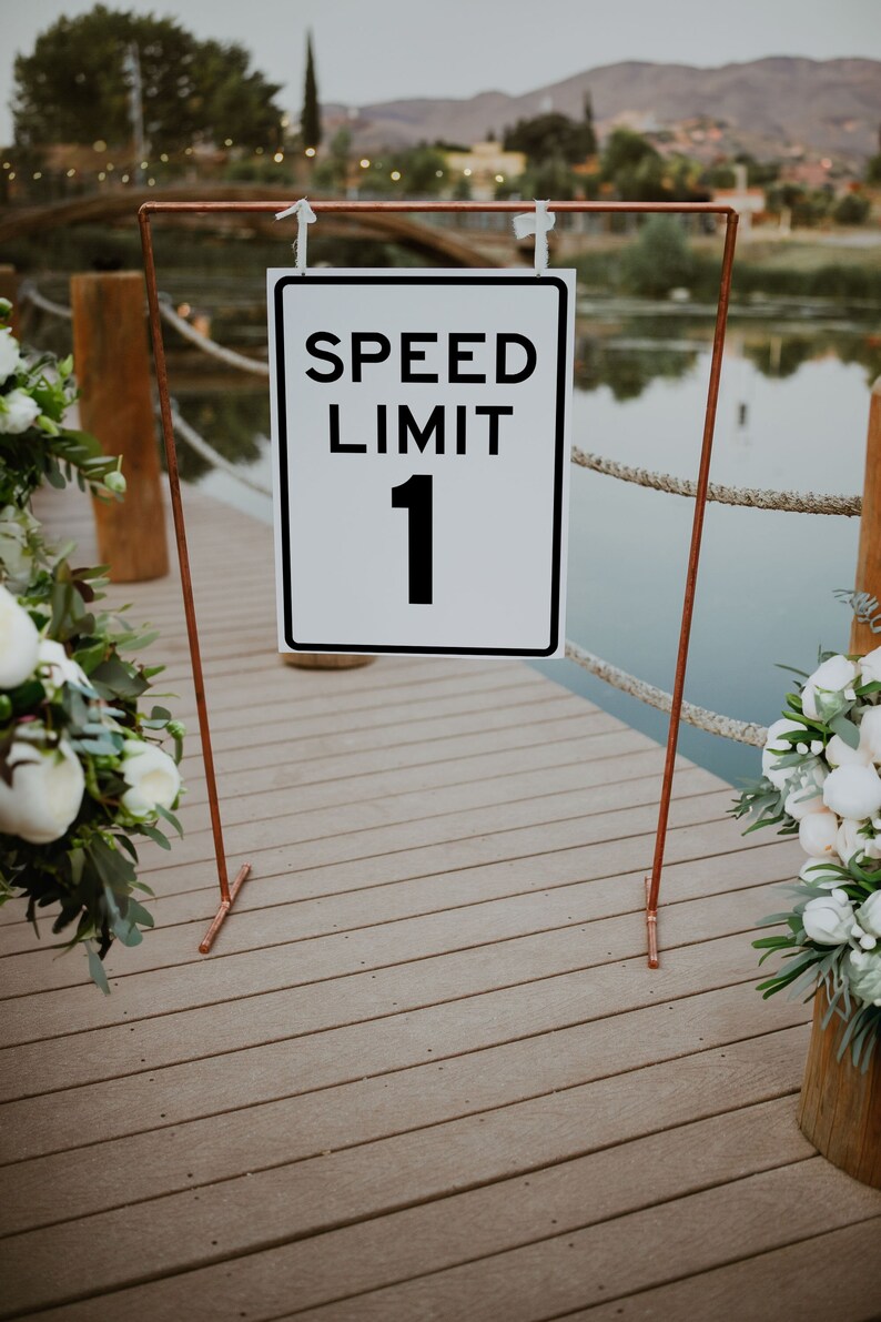 Race Car Speed Limit 1 Sign Template, Editable Speed Limit 1st Birthday ...