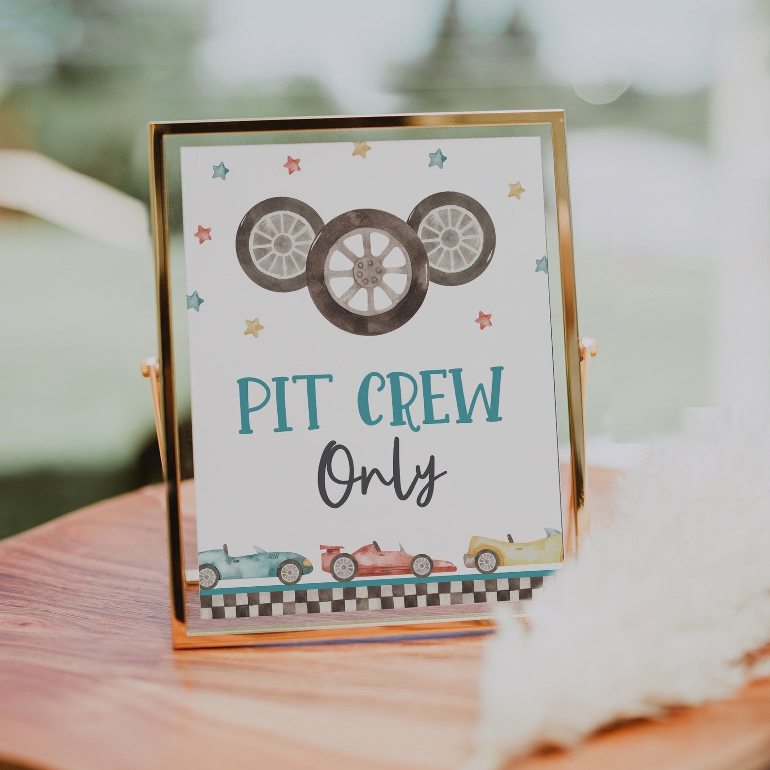 Race Car Birthday Sign Package, Need Four Speed Decor Bundle, Editable ...