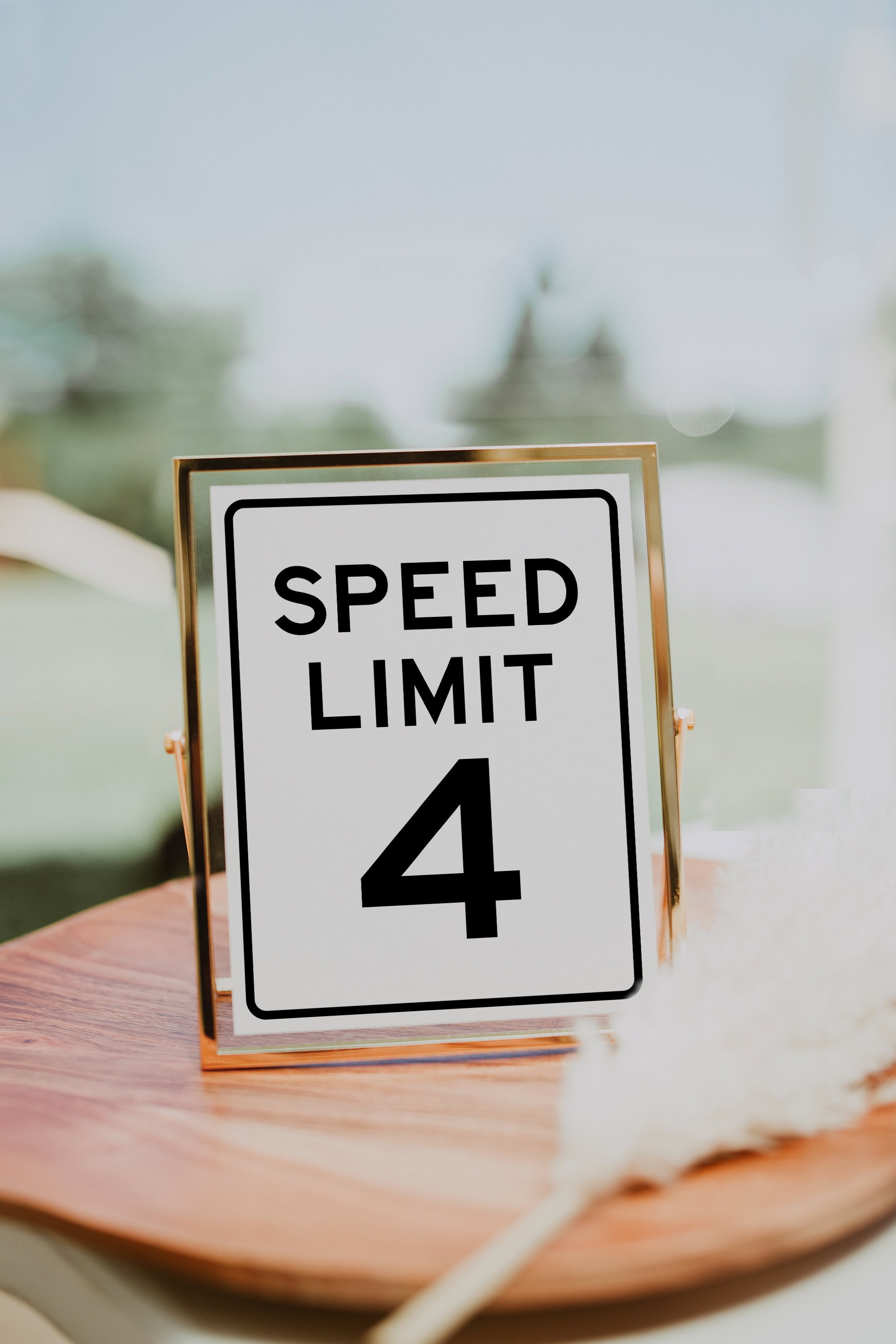 Speed Limit 4 Sign Printable, Need Four Speed, Race Car Birthday Party ...