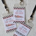 Race Car VIP Pass, Editable Pit Crew Passes Template, Vintage Racing ...