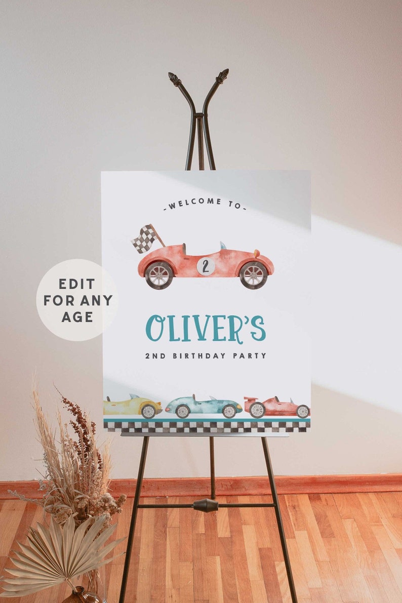 Race Car Speed Limit 1 Sign Template Editable Speed Limit 1st - Etsy