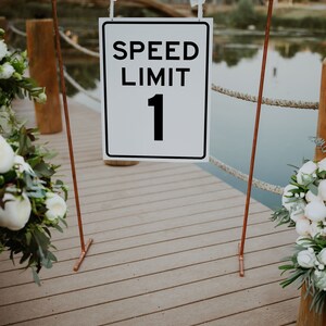 Speed Limit 1 Sign Printable, First Lap Around the Track, Race Car ...