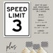 Speed Limit 3 Sign Printable, Cant Catch Me Im Three, Race Car Birthday ...