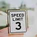 Speed Limit 3 Sign Printable, Cant Catch Me Im Three, Race Car Birthday ...
