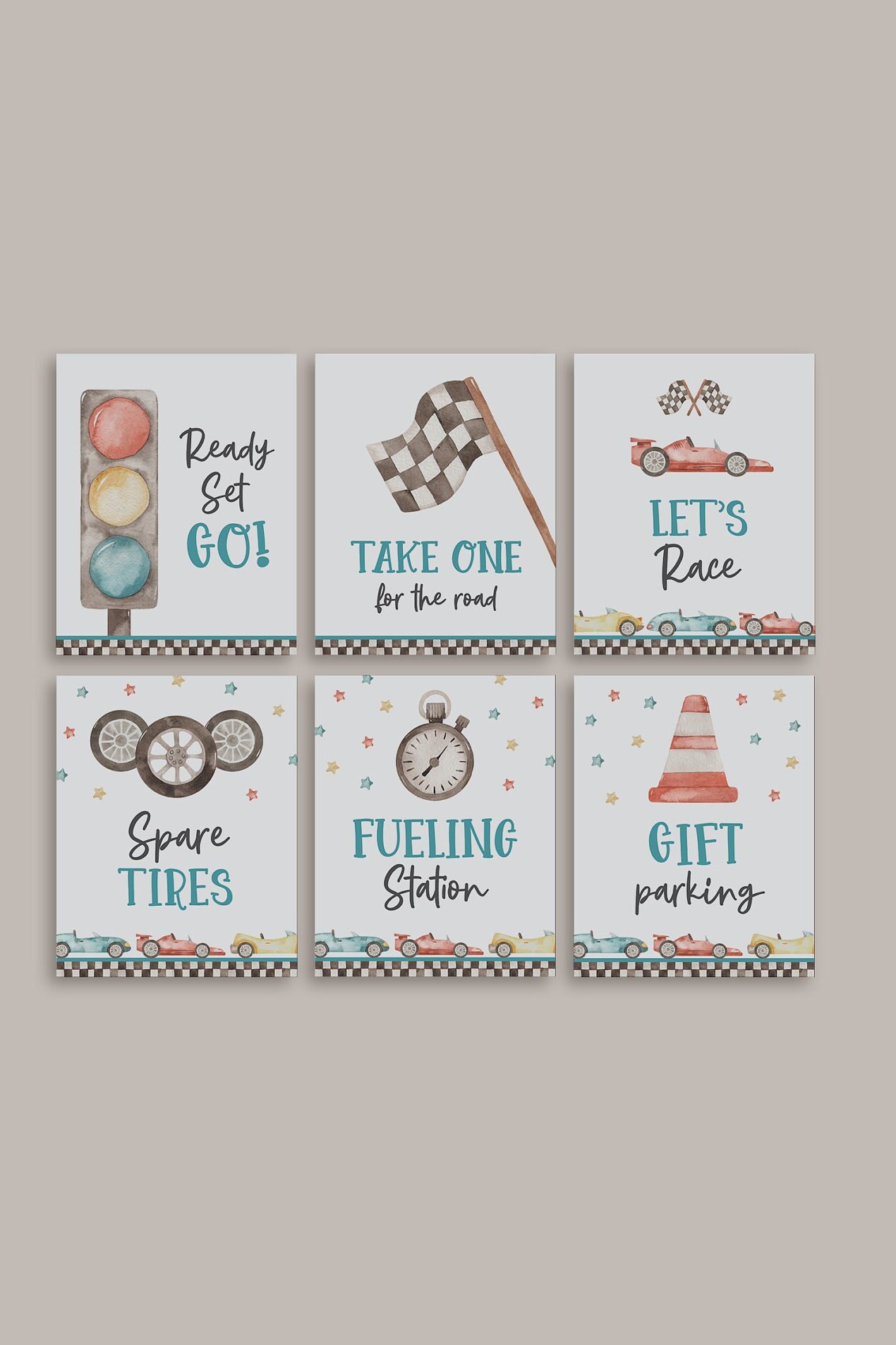 Ready Set Go Race Car Birthday Sign Need Four Speed Decor - Etsy
