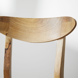 Solid Mango Wood Dining Chair - Etsy UK