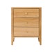 Wright Oak 3 Drawer Bedside Table - Etsy UK