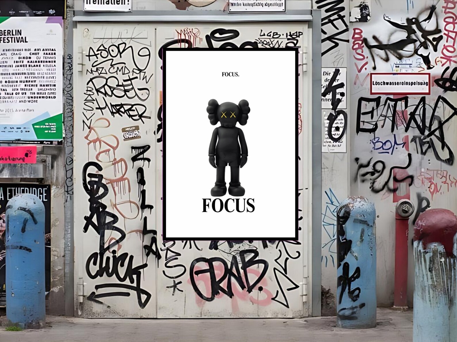 Kaws Minimalist Hypebeast Posters: Set of 3, DIGITAL DOWNLOAD, Figure ...