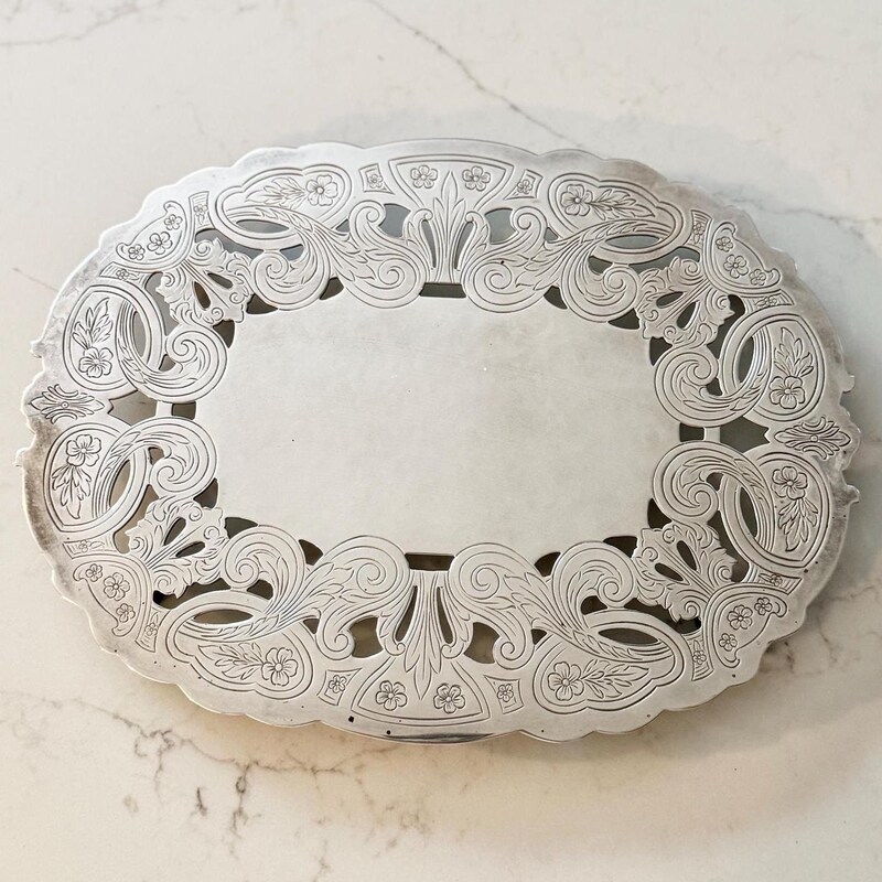Silver Trivet - Etsy