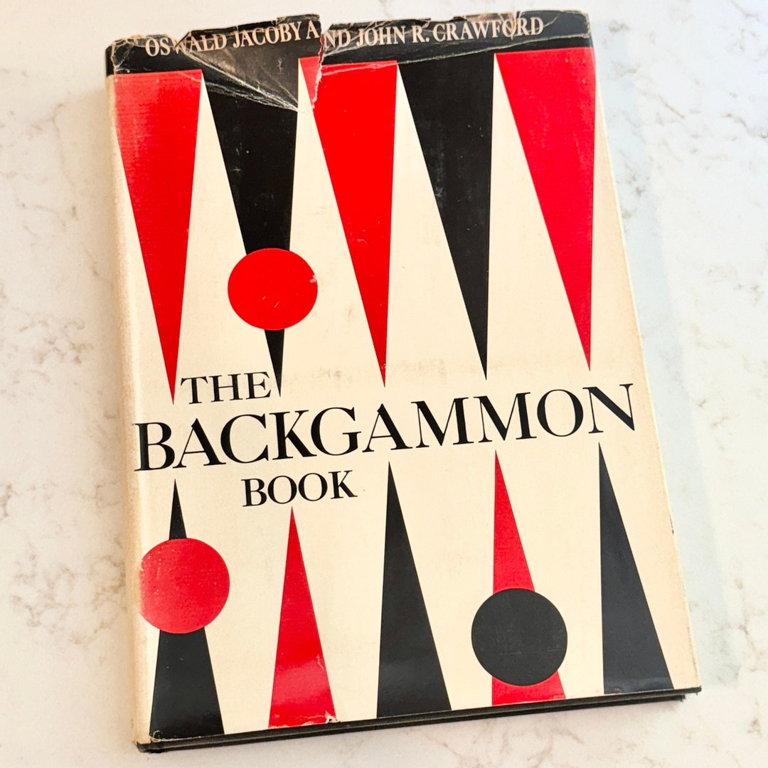 1970 the Backgammon Book by Oswald Jacoby and John Crawford. Vintage ...