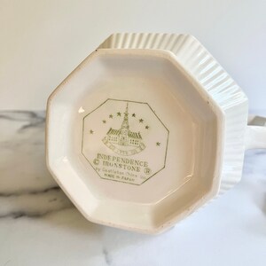 Independence Ironstone Shenandoah Tea Pot, Sugar Bowl With Lid. Vintage ...