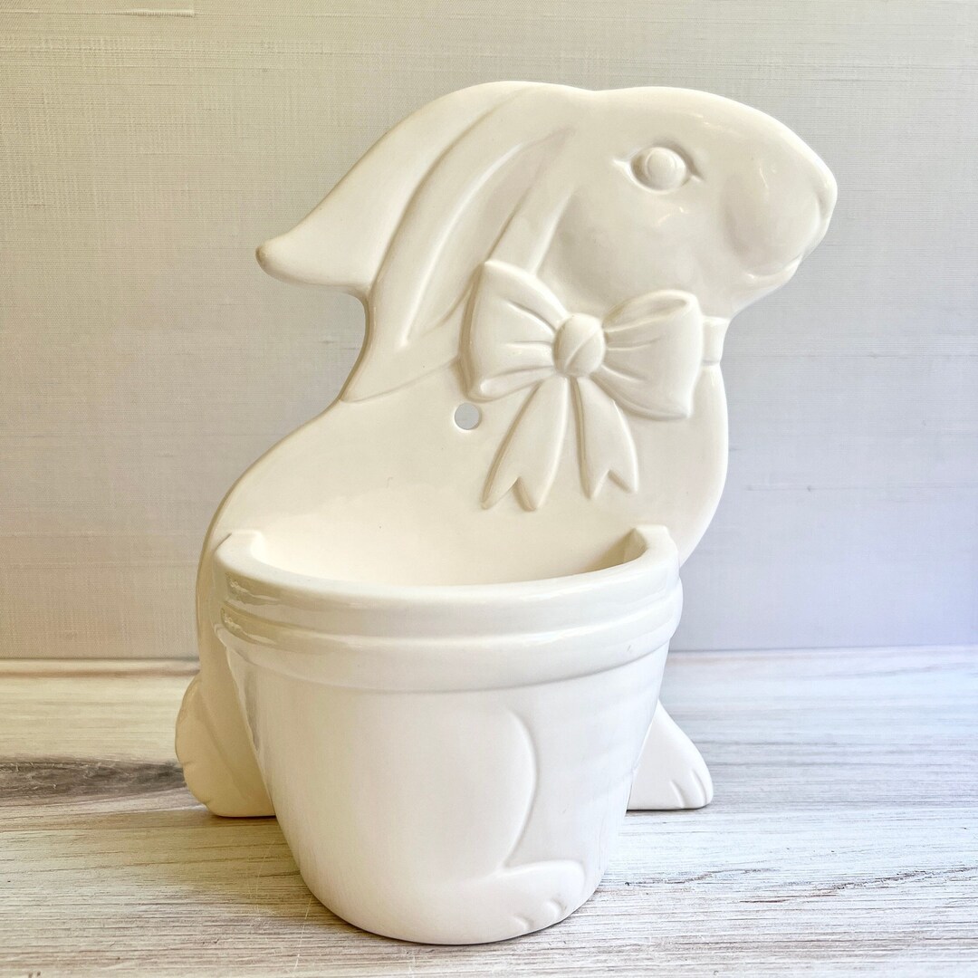 White Rabbit Indoor Planter. 1984 Gail Levites for Sigma the ...