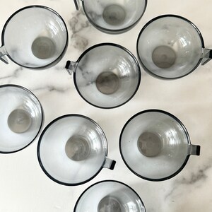 Guzzini Acrylic Punch Bowl Set. Smoke Gray Acrylic. Bowl and 8 Cups ...