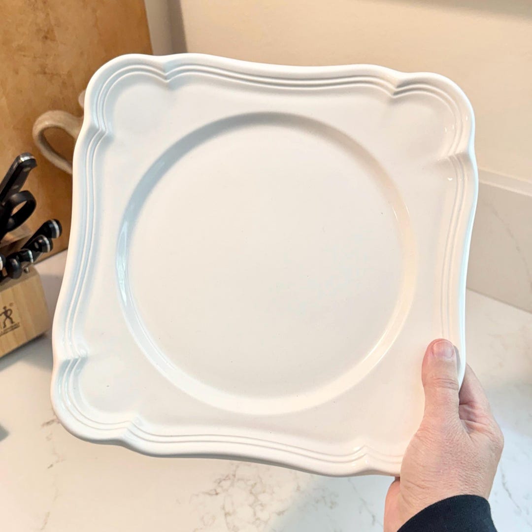 Vintage Mikasa French Countryside Square Dinner Plates. 2 Available ...