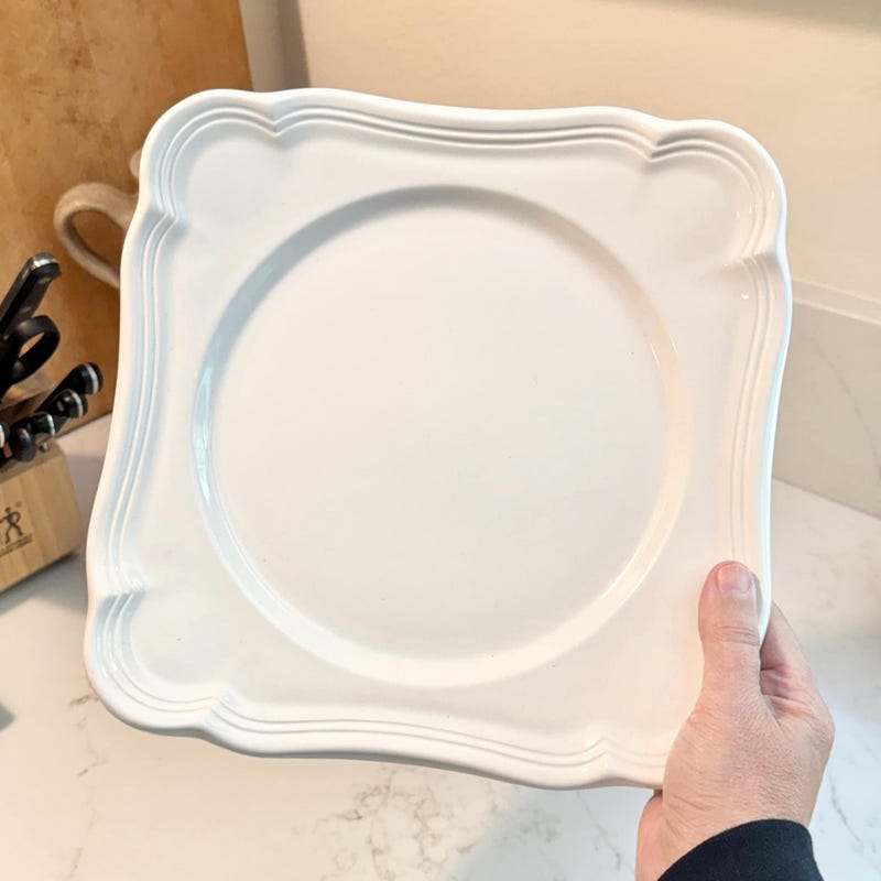 Vintage Square Plate - Etsy