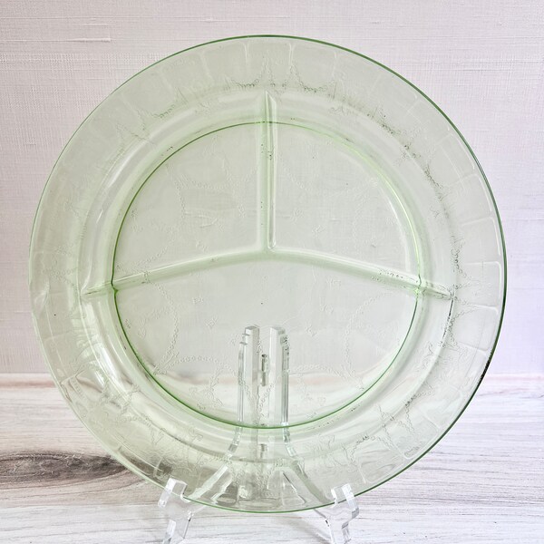 Uranium Divided Plate - Etsy