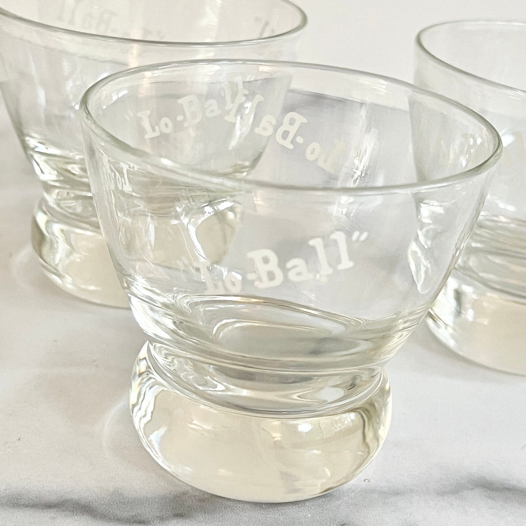 Eva Zeisel Lo Ball Whiskey Glasses. Mid-century Modern. Low Ball ...
