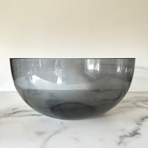 Guzzini Acrylic Punch Bowl Set. Smoke Gray Acrylic. Bowl and 8 Cups ...