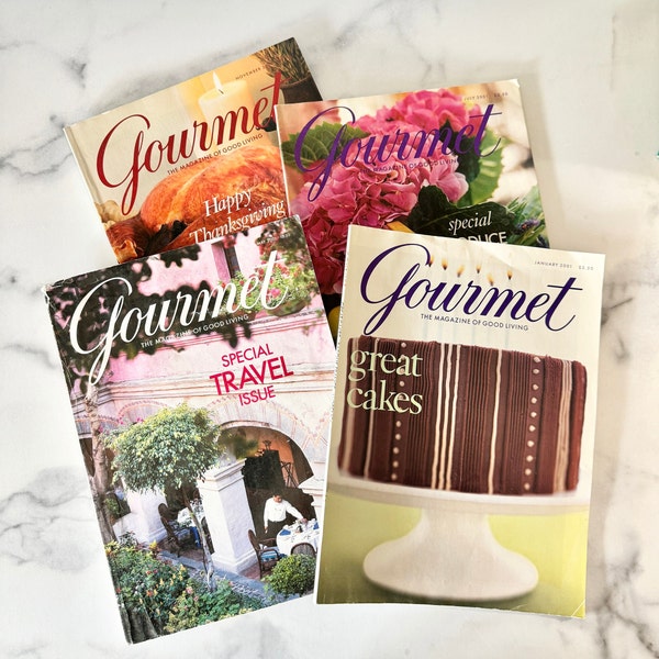 Gourmet Magazine - Etsy