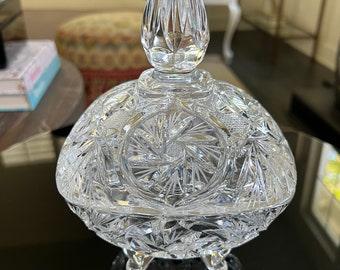Crystal Candy Dish - Etsy