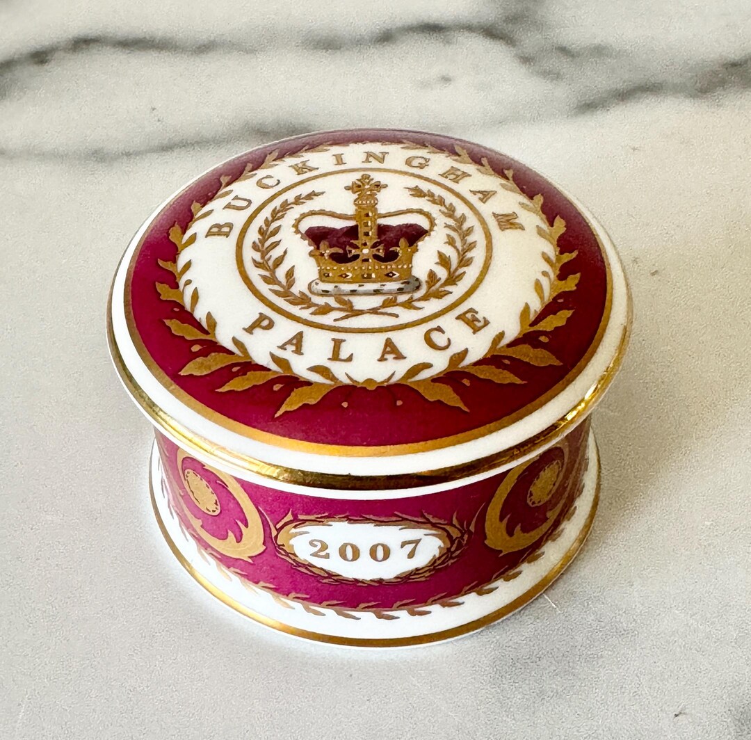 The Royal Collection Buckingham Palace Trinket Dish. English Fine Bone ...