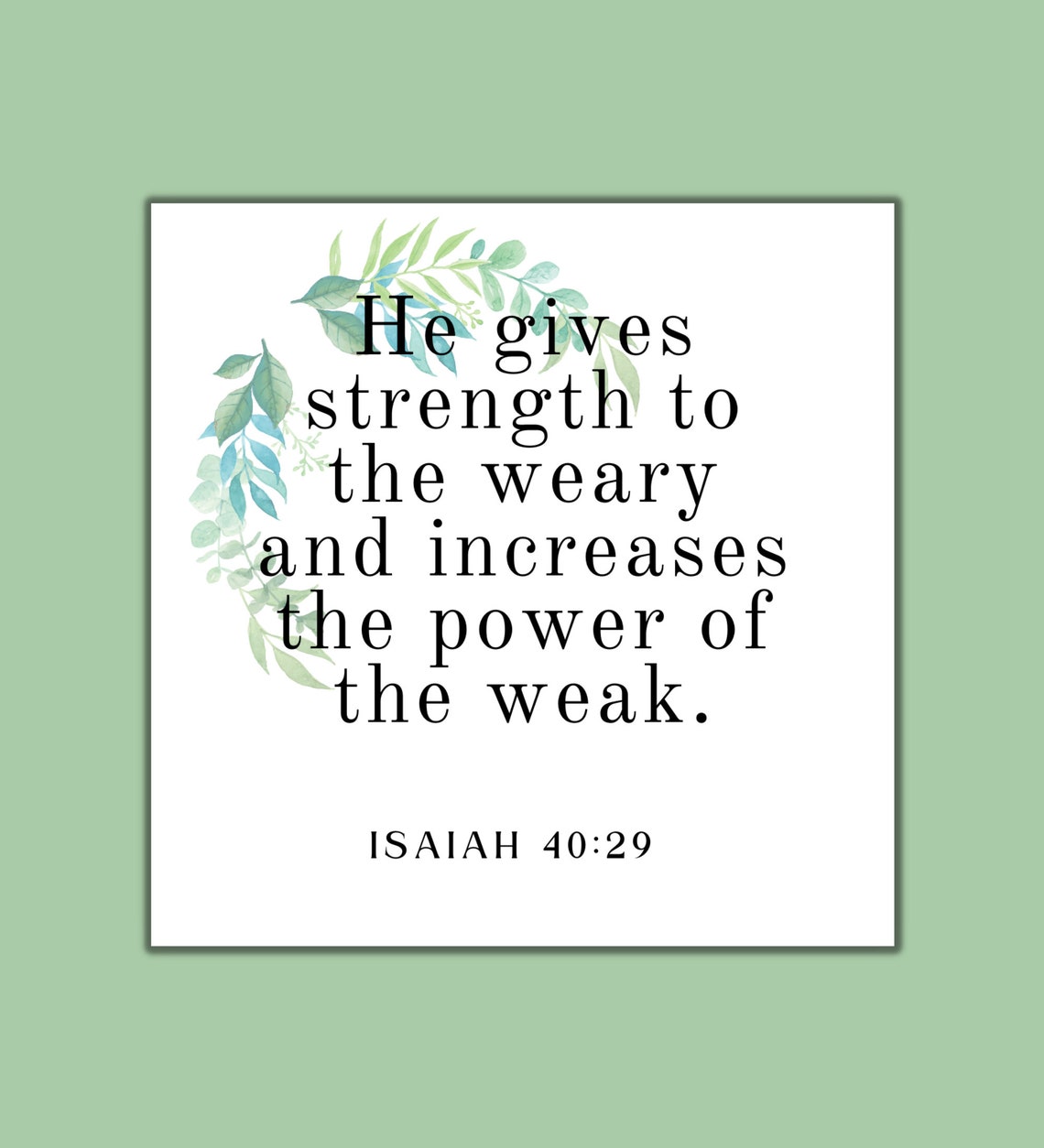 18 Empowering Scripture Cards Printable - Etsy
