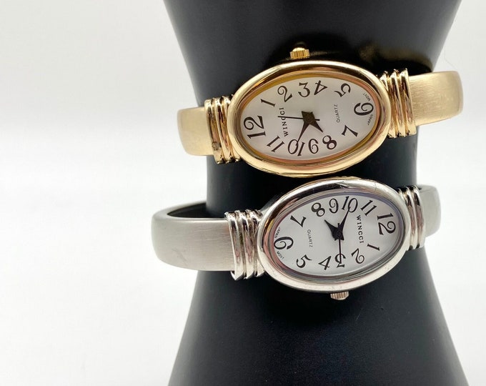 Vintage Cuff Watch Gold-toned Wincci - Etsy