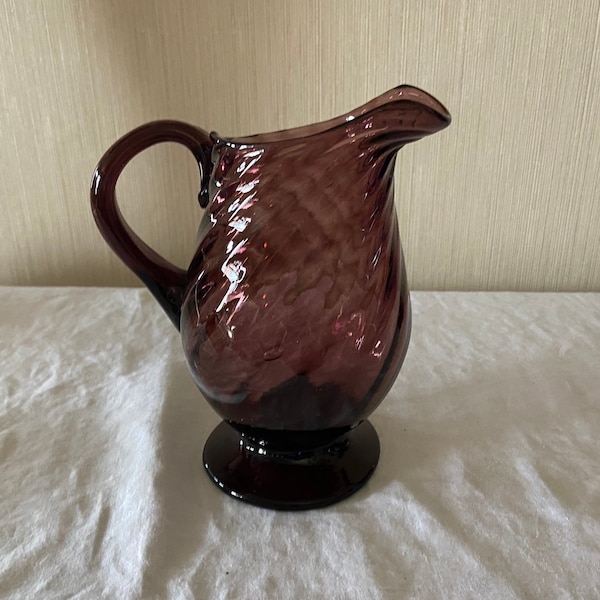 Small Glass Pitcher - Etsy