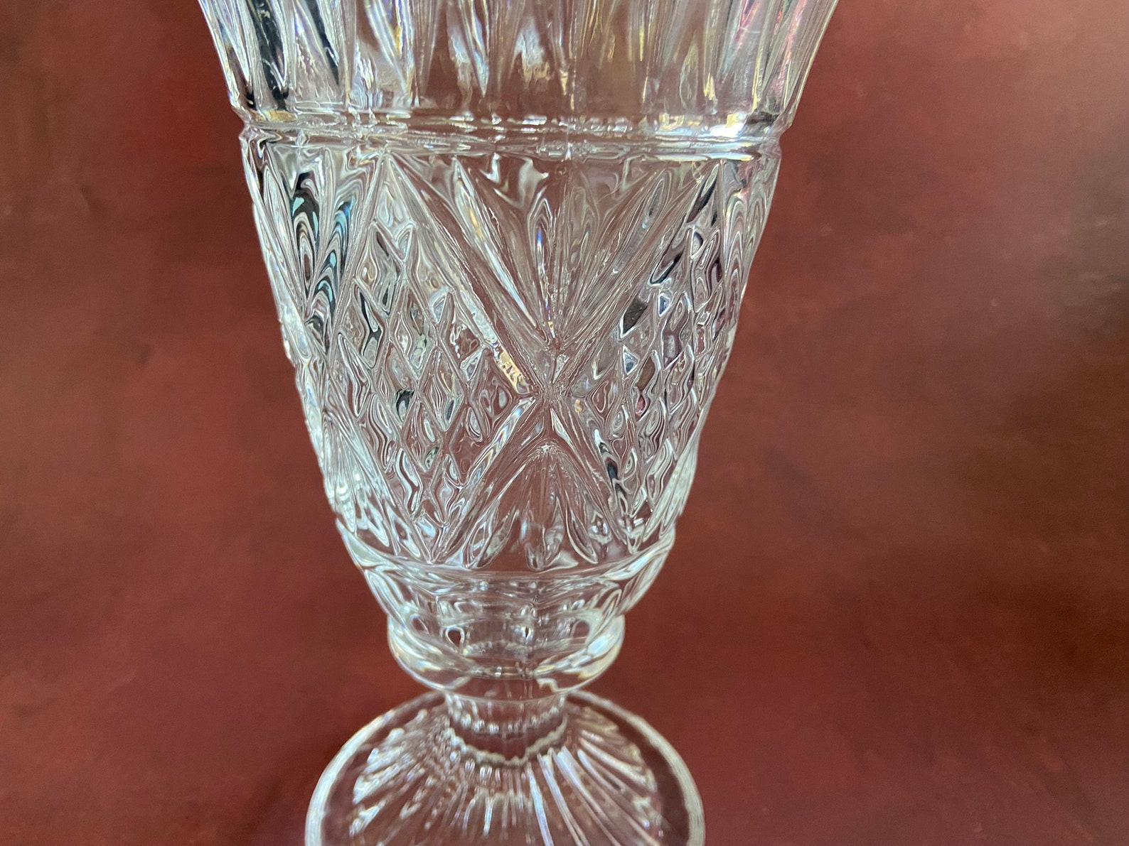 Vintage Shannon Crystal Vase Made in Ireland - Etsy