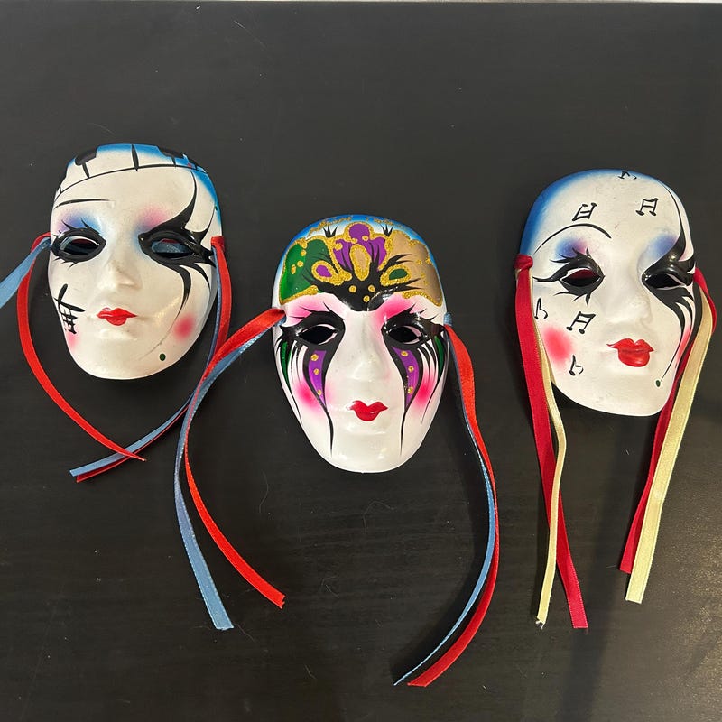 Porcelain Masks - Etsy