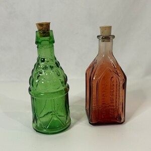 Vintage Small Colored Glass Bottles Wheaton and Others - Etsy