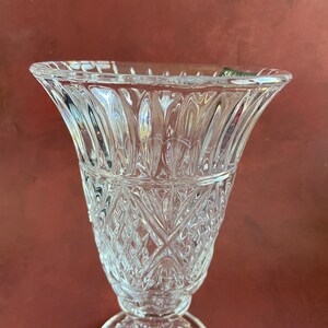 Vintage Shannon Crystal Vase Made in Ireland - Etsy
