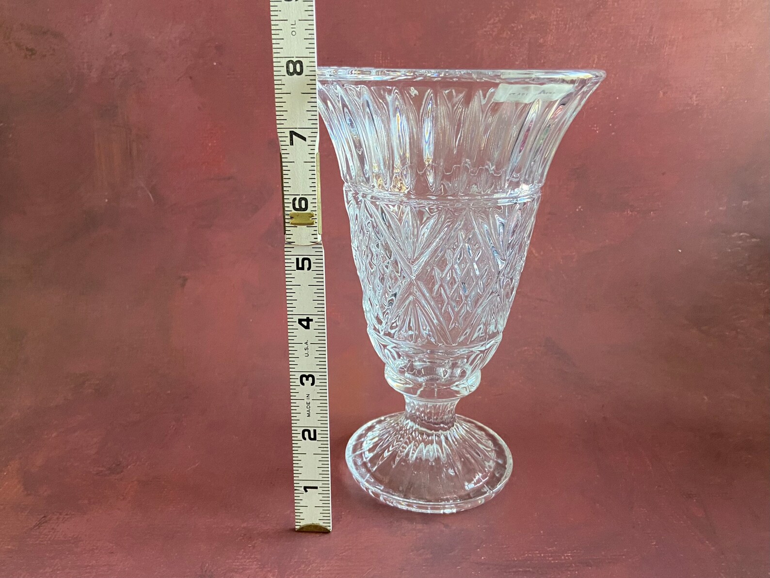 Vintage Shannon Crystal Vase Made in Ireland - Etsy