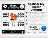 Women's Soccer Fundraiser Sponsor My Uniform - Etsy