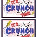 Cheer Printables | Candy Favor Tag | It's Crunch Time - Etsy
