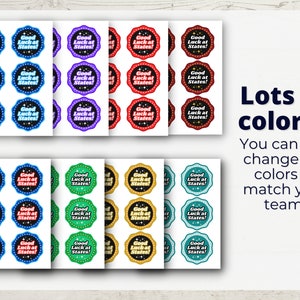 Good Luck Tags | Good Luck Printables | Competition Gifts| Editable ...