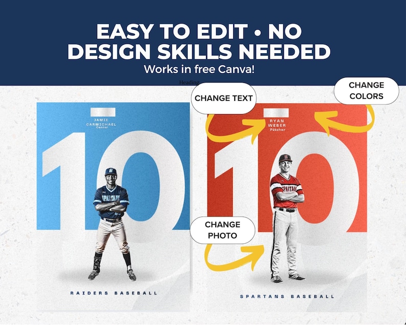 Sports Canva Templates Mega Bundle, Team Social Media Graphics, Senior ...