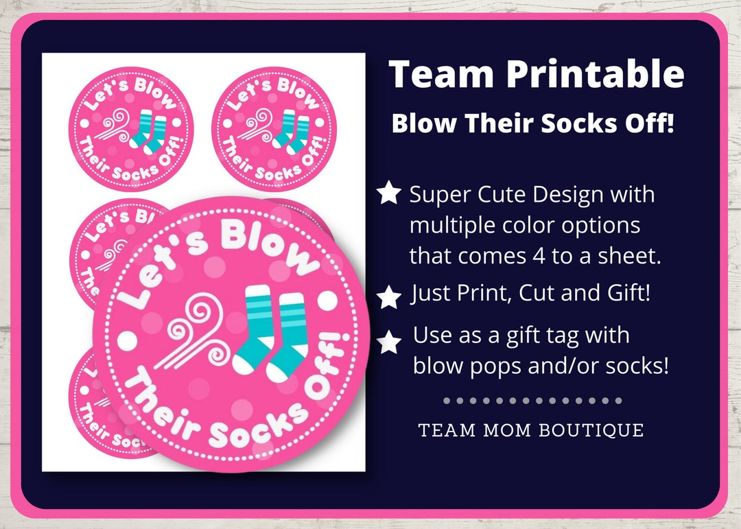 Sports Team Printable Gift for Cheer Team Dance Team Printable Let's ...
