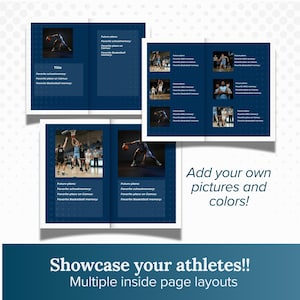 Editable Senior Night Program: Canva Template (digital Download) - Etsy
