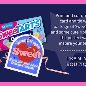 Sports Team Printables | Good Luck Team Gift |team Gift Ideas ...