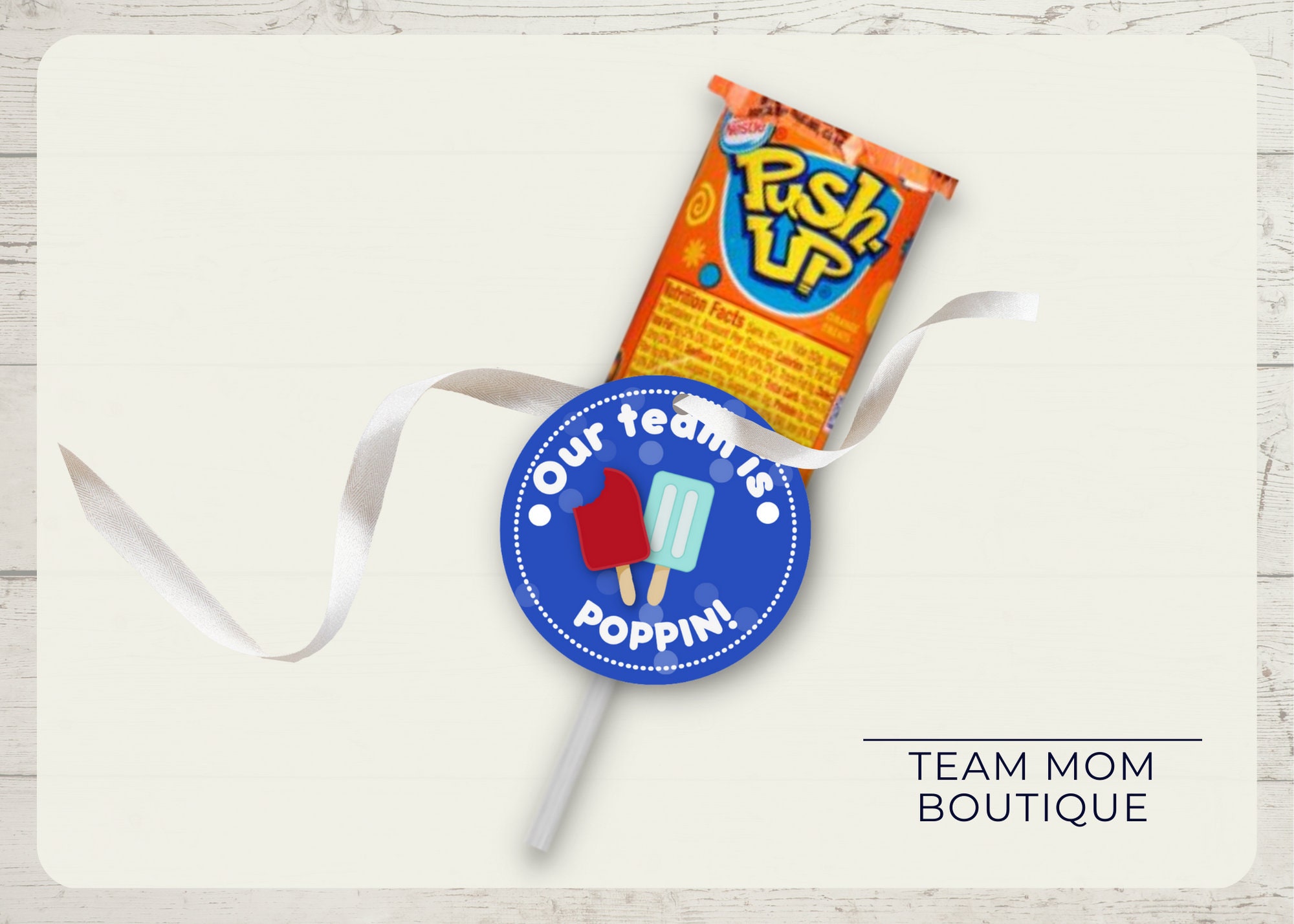 Cheer Printables Team Gift Ideas Our Team is Poppin - Etsy