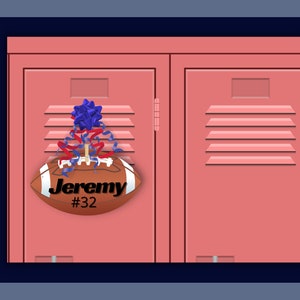 Editable Football Name Tags: Canva Template (digital Download) - Etsy